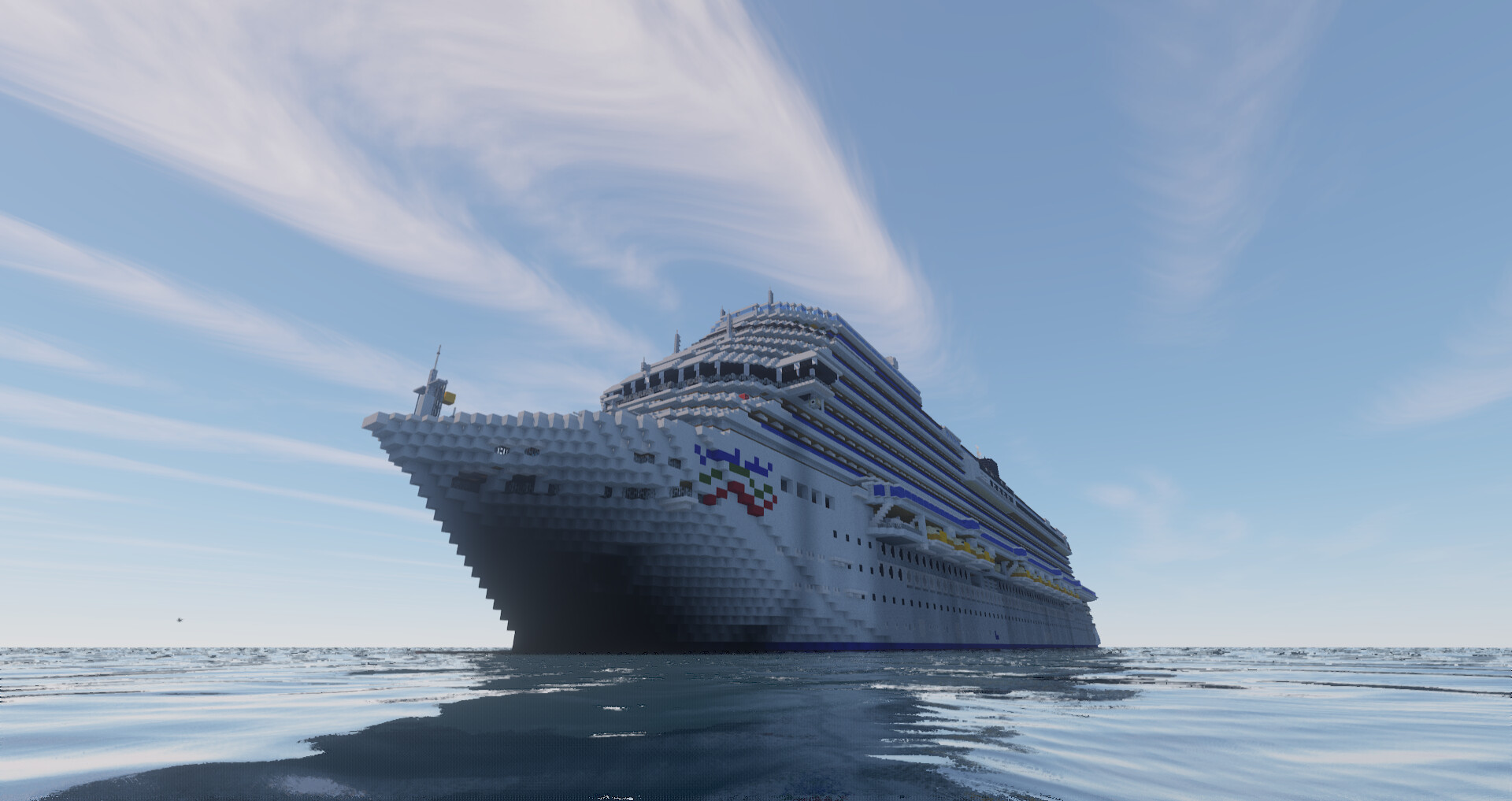 COSTA FIRENZE | CRUISE SHIP REPLICA IN MINECRAFT 1:1 SCALE EXTERIORS ...