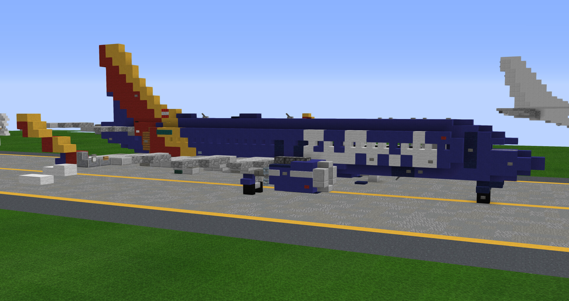 Boeing 737 Max 8 - 1.25:1 Scale Minecraft Map