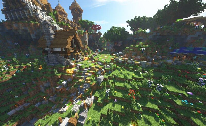 Wildcraft's Spawn (SEUS' Shaders Version) Minecraft Map
