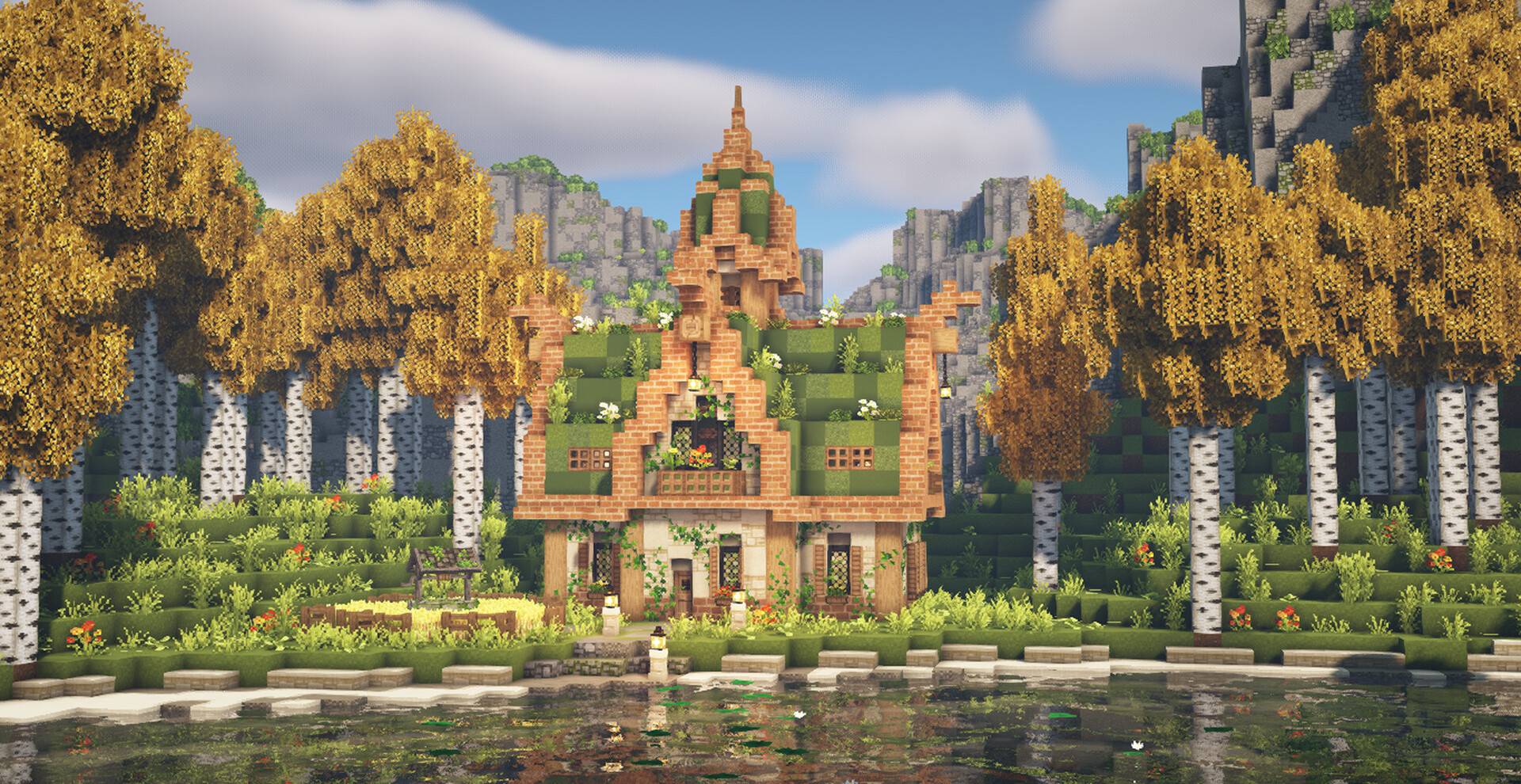 Enchanted fairytale cottage 💐🧚‍♀️ Minecraft Map