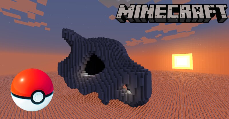 Cubone Halloween build Minecraft Map