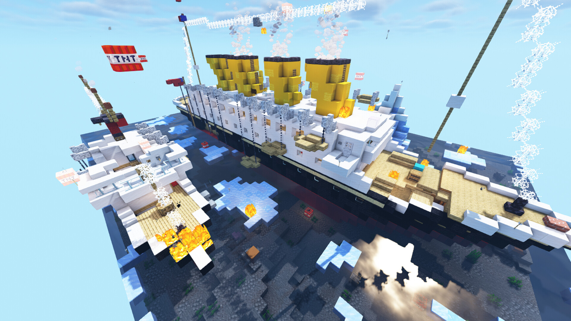 Sinking Feeling Map (Titanic) | Natural Disasters Survival Minecraft Map