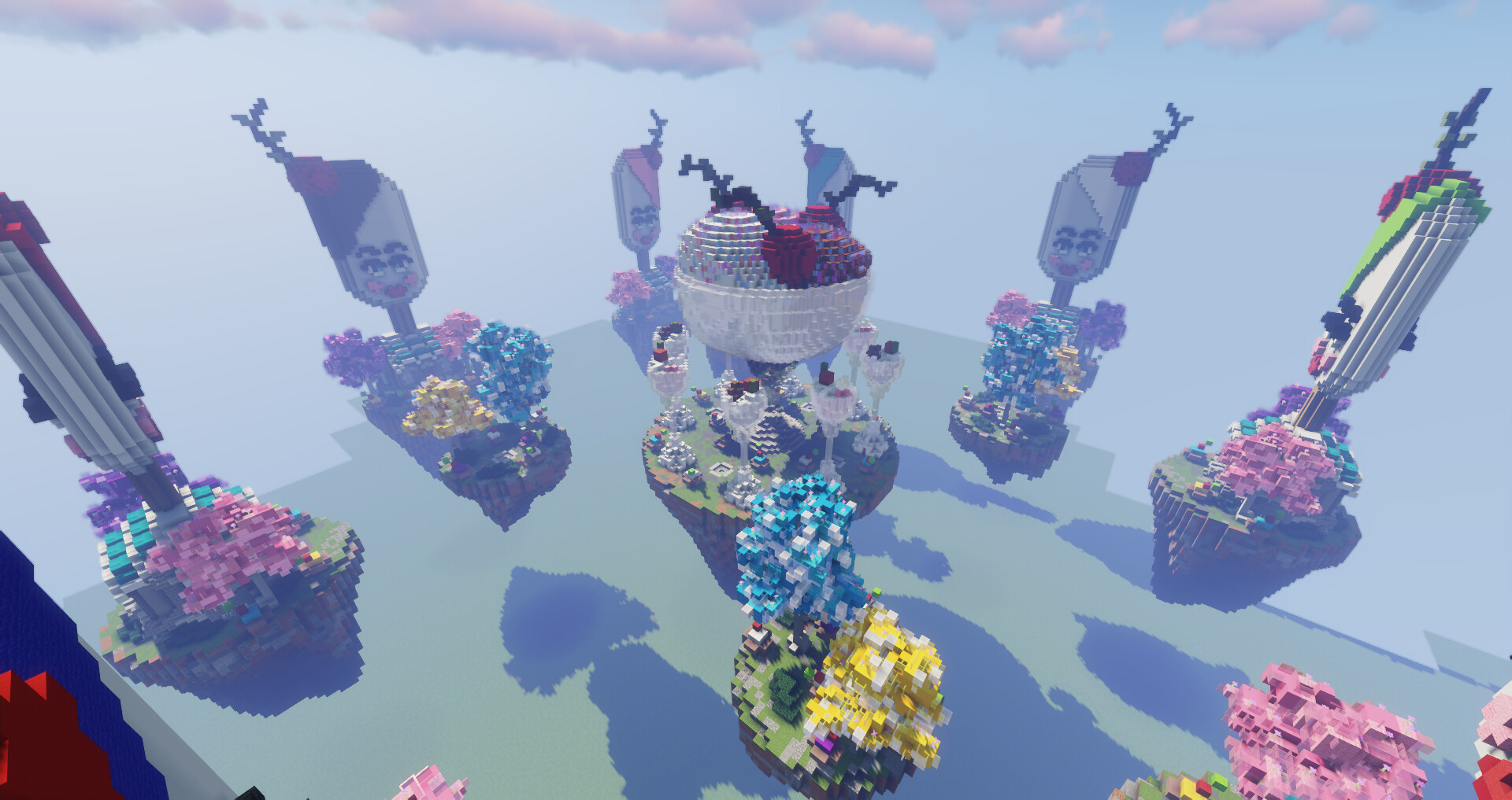 Bed Wars Map (IceCream Land) Minecraft Map