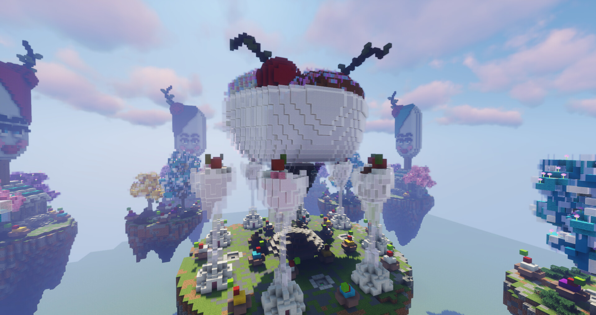 Bed Wars Map (IceCream Land) Minecraft Map