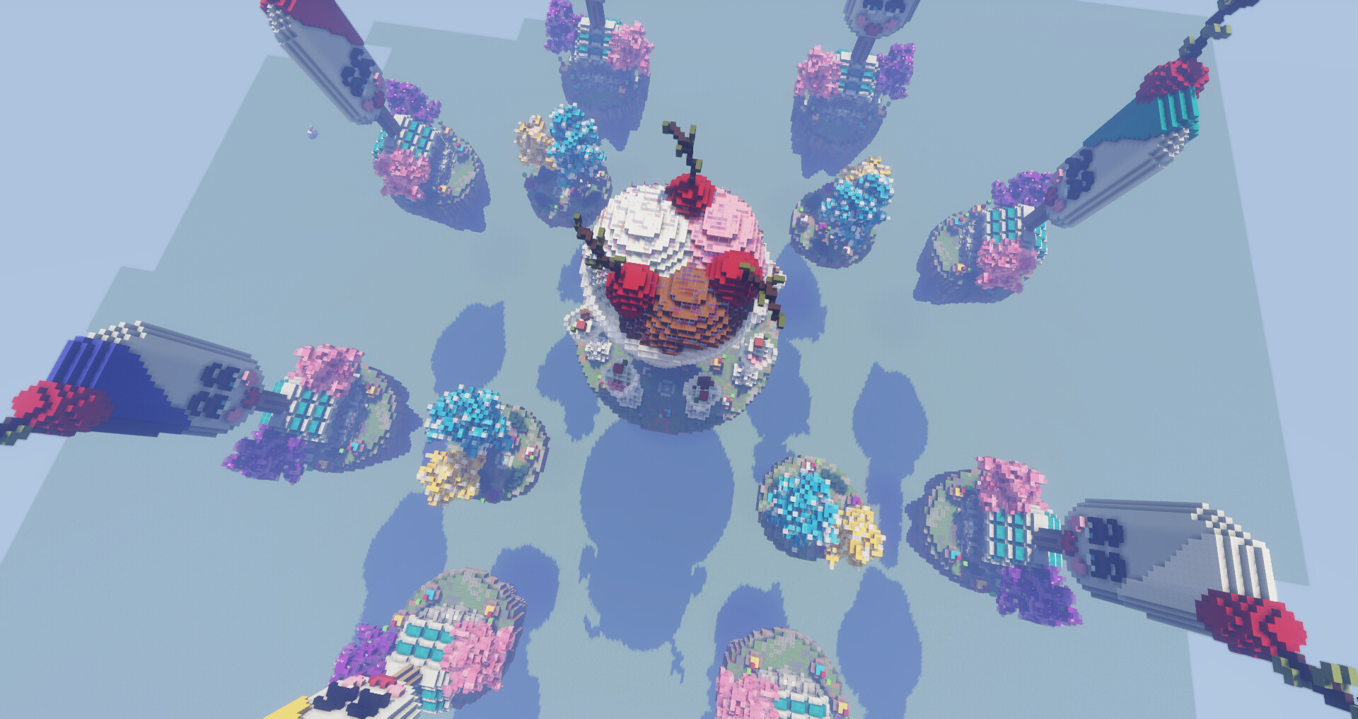 Bed Wars Map (IceCream Land) Minecraft Map