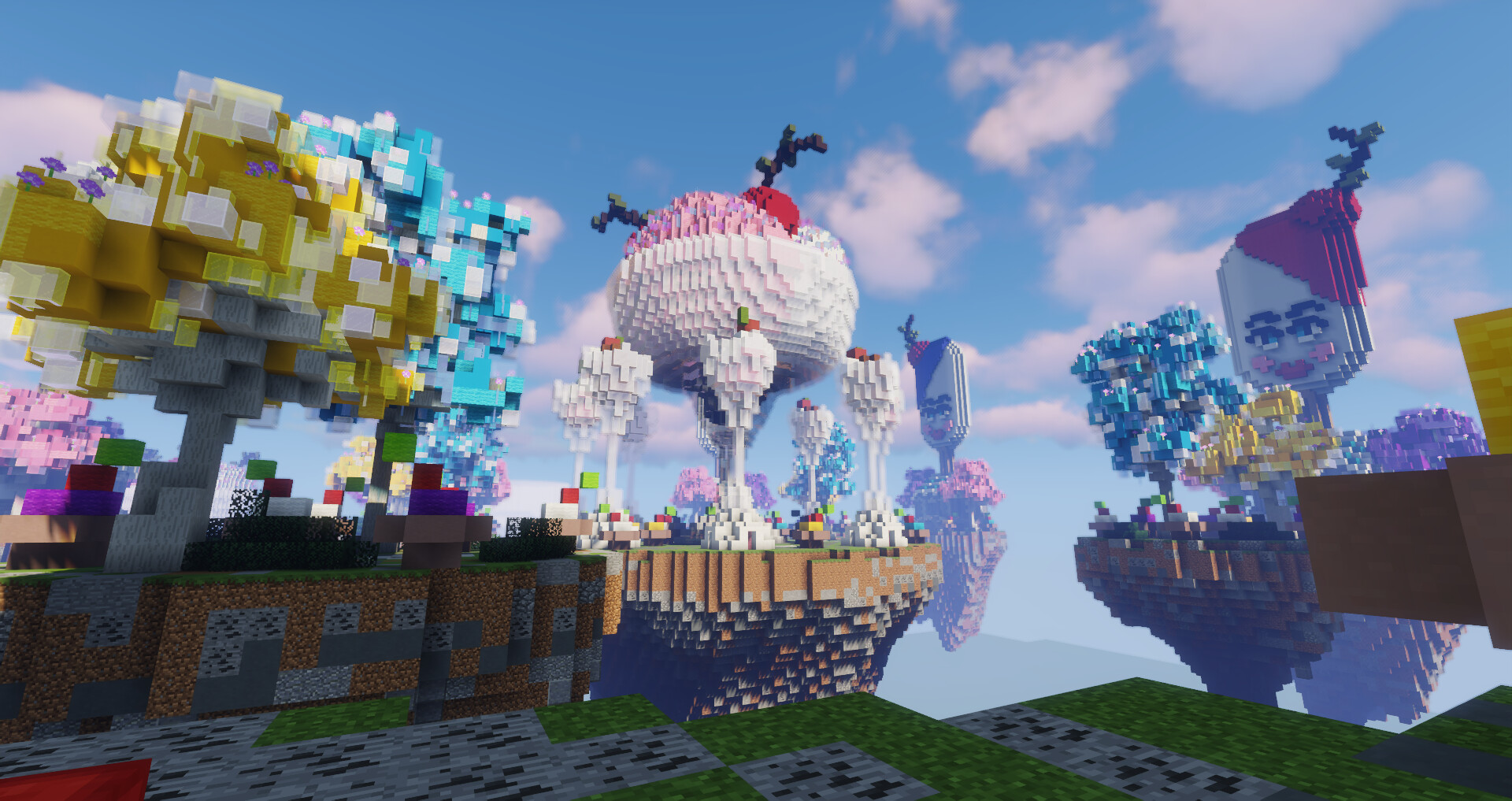 Bed Wars Map (IceCream Land) Minecraft Map