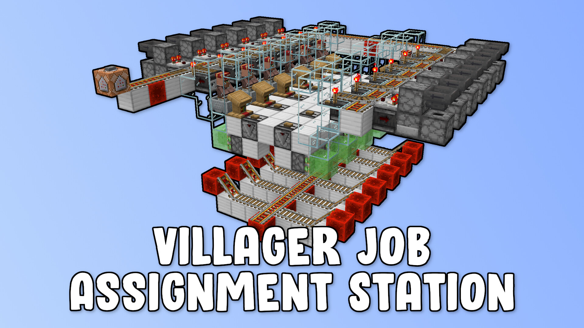 Villager Job Assignment Station Minecraft Map