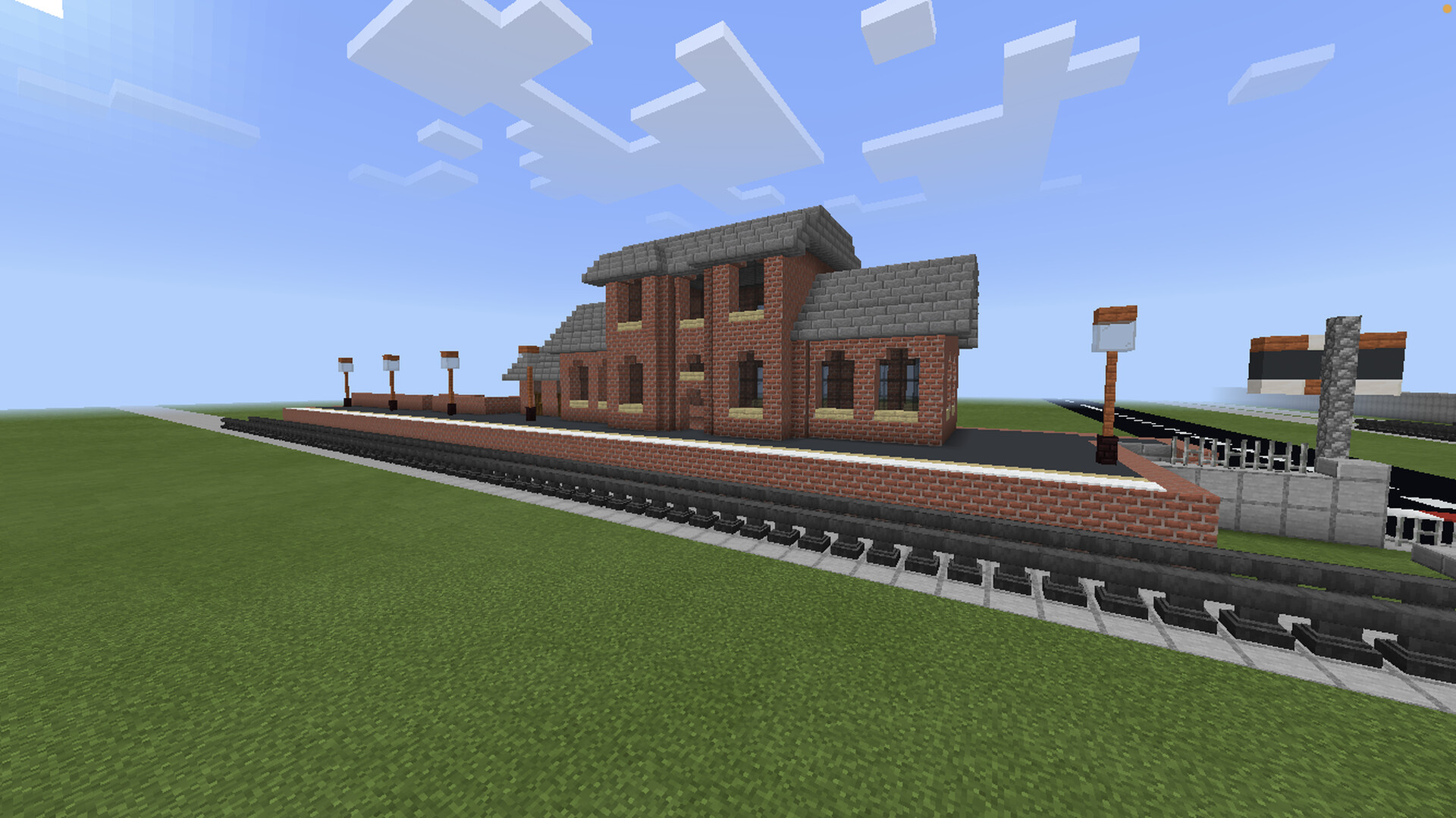 Traditional British Train Station Minecraft Map