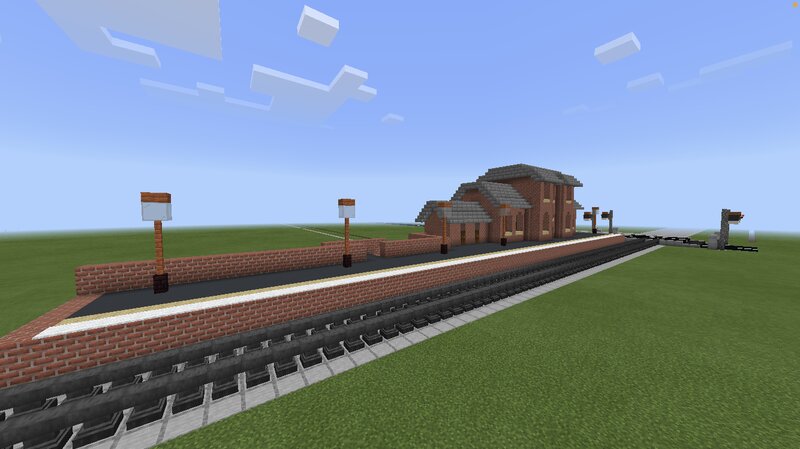 Traditional British Train Station Minecraft Map