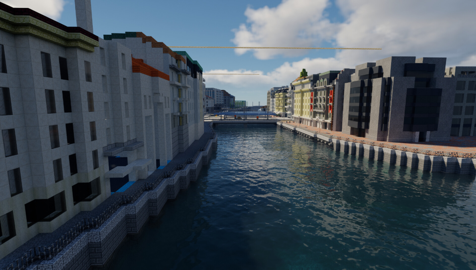 Geneva 1:1 scale in Minecraft! Alps BTE Minecraft Map