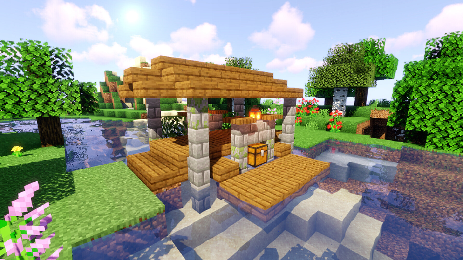 Survival bridge Minecraft Map