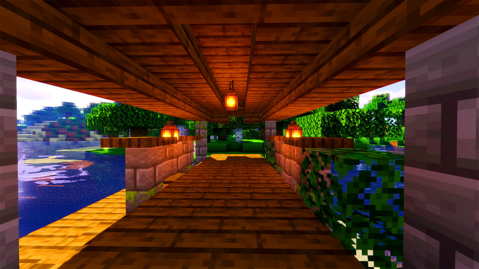 Survival bridge Minecraft Map