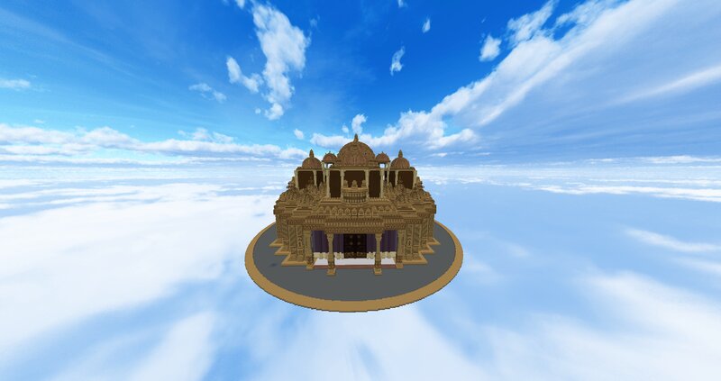 Hindu temple (inspired by Swaminarayan Akshardham) Minecraft Map