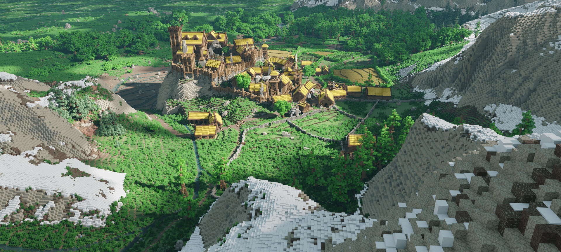 Grimslade | Home of Grimbold | Rohan Project Minecraft Map