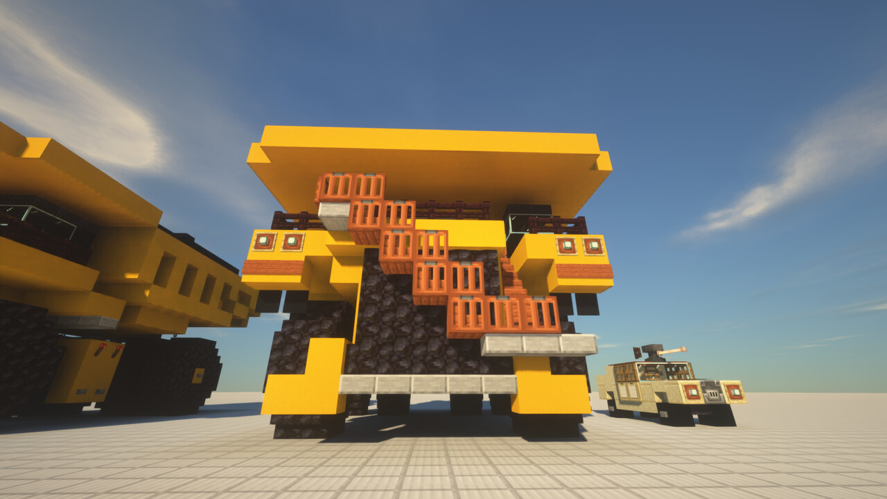 Massive Mining Dump Truck (Inspired by Caterpillar 797) Minecraft Map