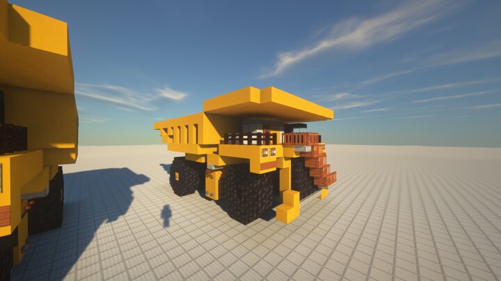 Massive Mining Dump Truck (Inspired by Caterpillar 797) Minecraft Map