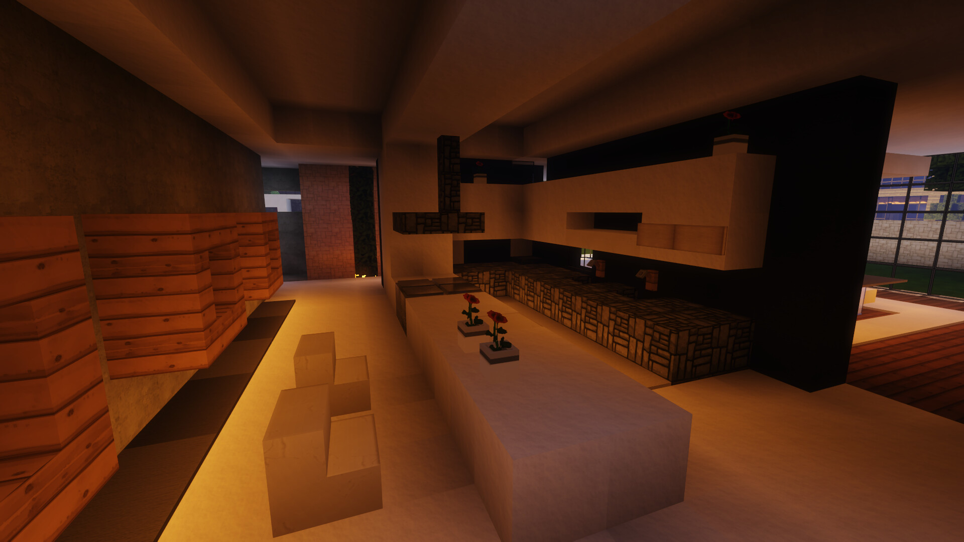 Boxy Modern House Minecraft Map