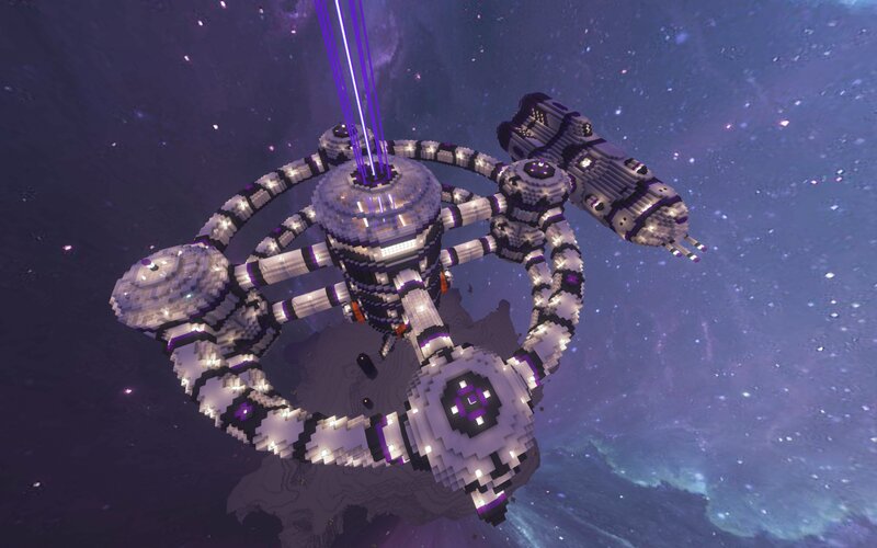 REVISED: Space Station Gamma 5 (survival end base) Minecraft Map