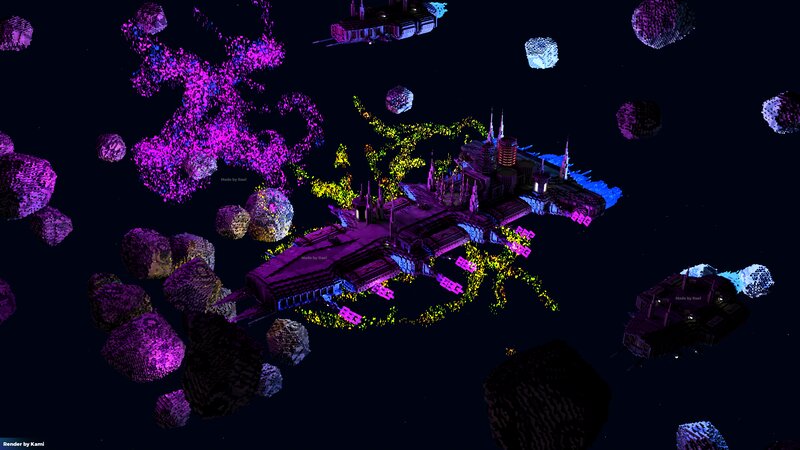 Spaceship Nebula Minecraft Map