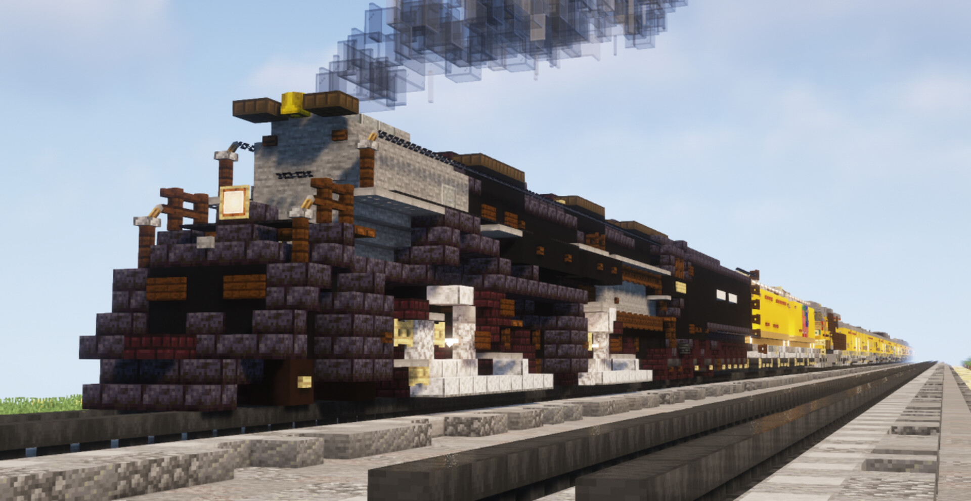 1.5:1 Scale Union Pacific Big Boy #4014 Excursion Train Minecraft Map