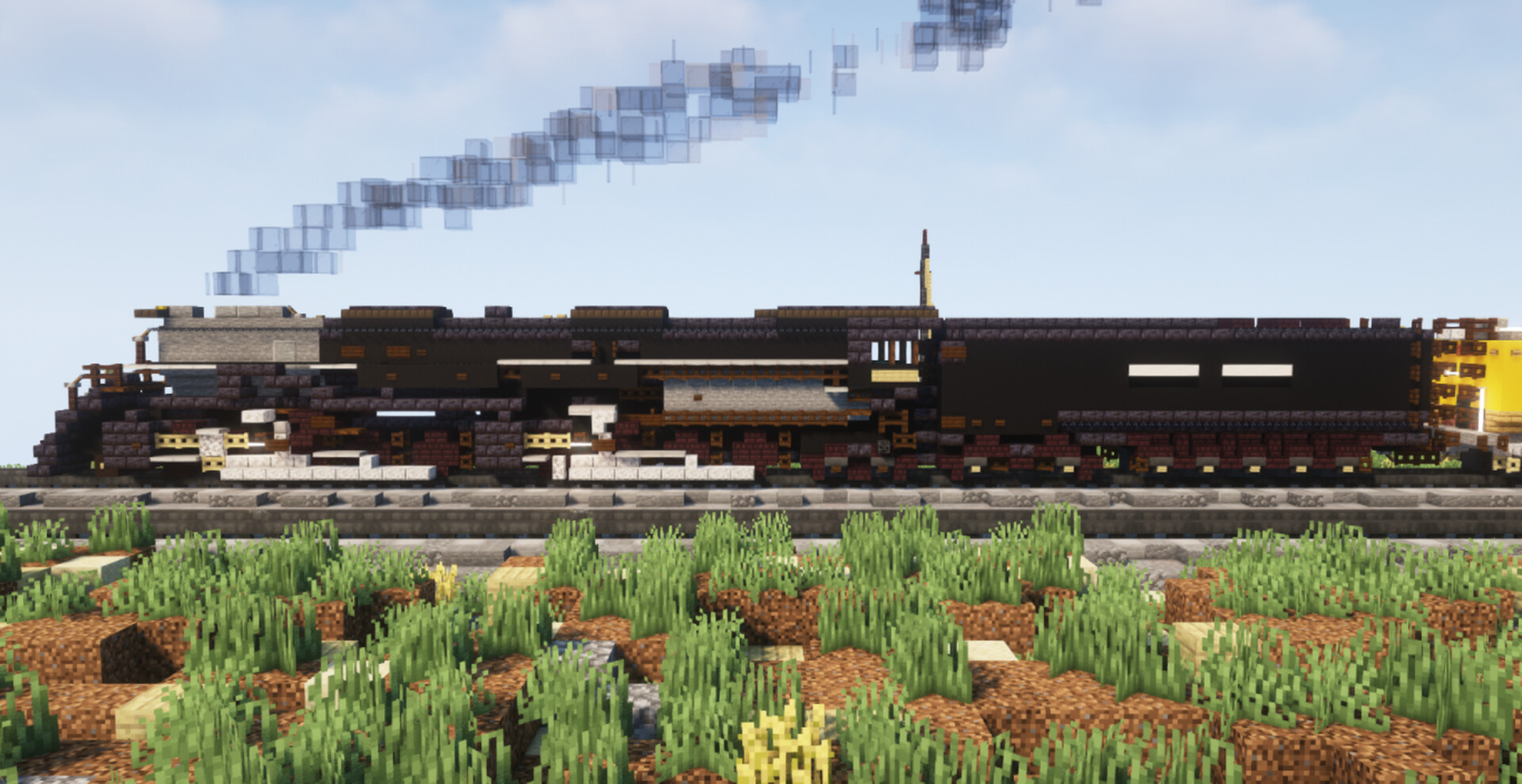 1.5:1 Scale Union Pacific Big Boy #4014 Excursion Train Minecraft Map