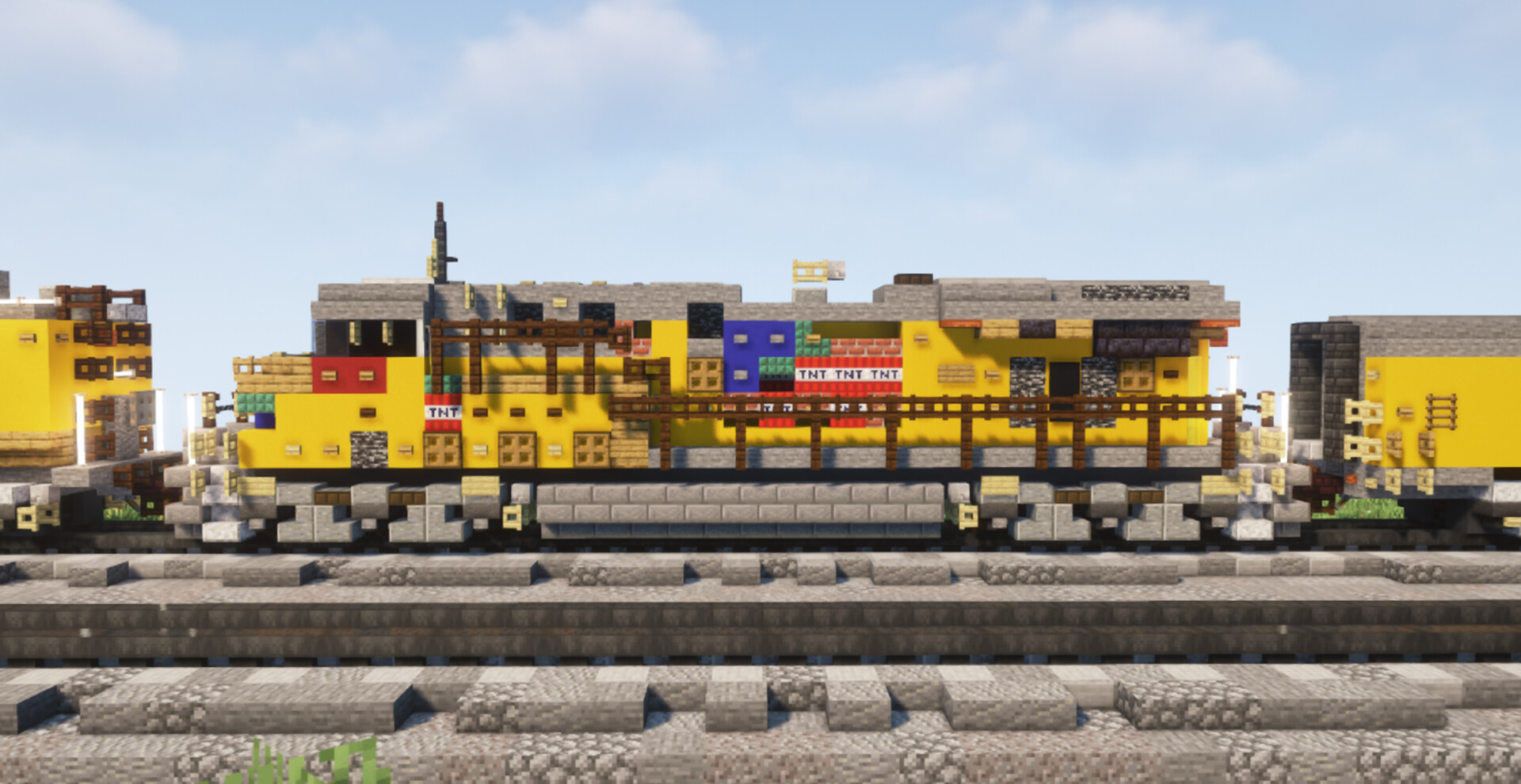 1.5:1 Scale Union Pacific Big Boy #4014 Excursion Train Minecraft Map