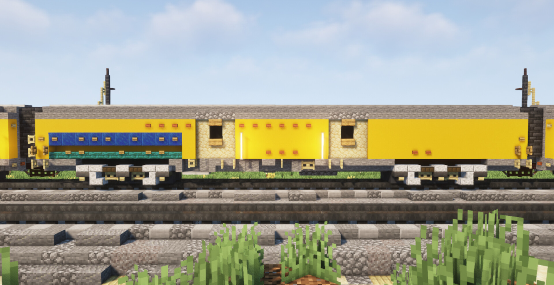 1.5:1 Scale Union Pacific Big Boy #4014 Excursion Train Minecraft Map