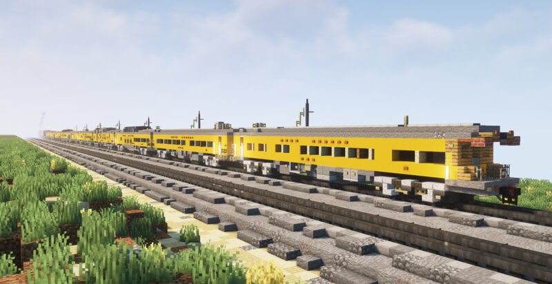 1.5:1 Scale Union Pacific Big Boy #4014 Excursion Train Minecraft Map