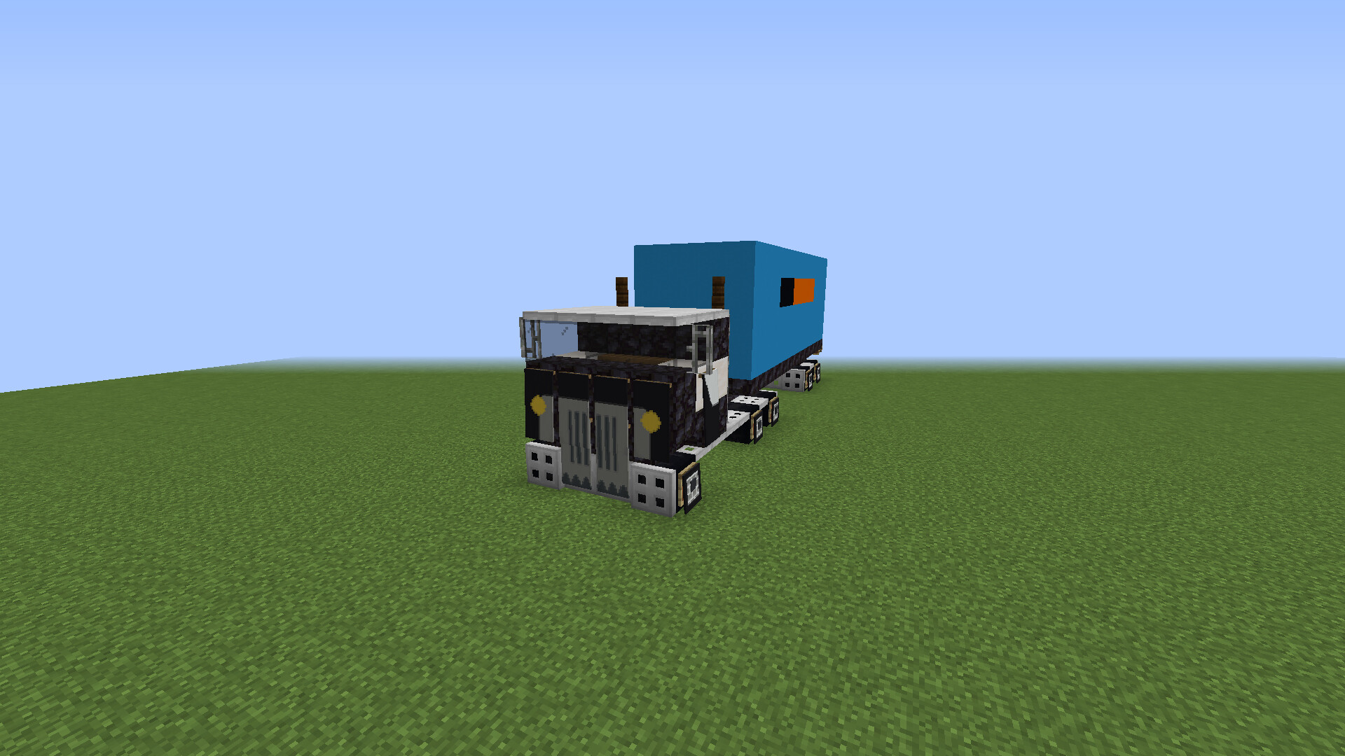Truck with trailer and container Minecraft Map