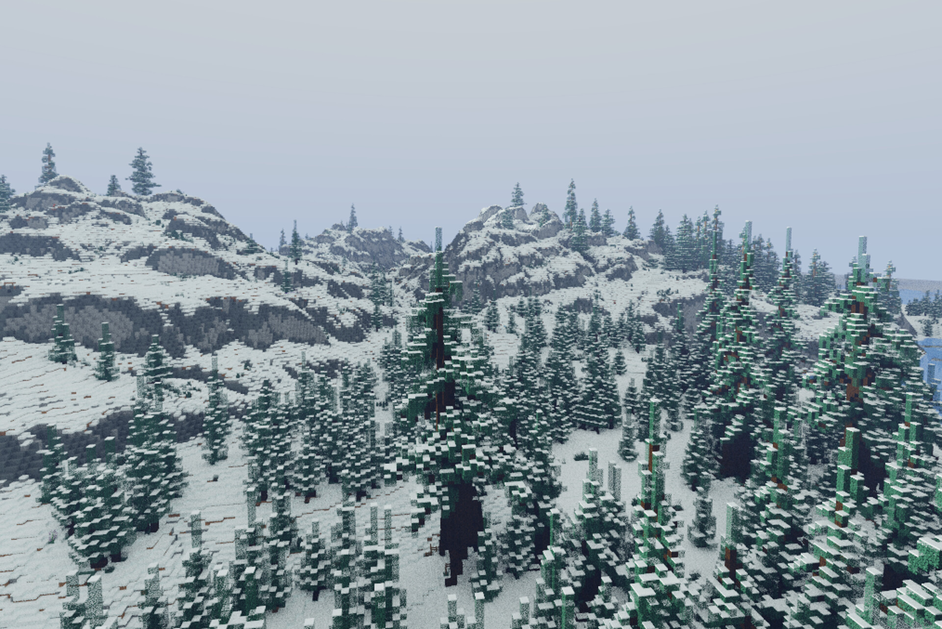 custom snow island minecraft map 2k x 2k Minecraft Map