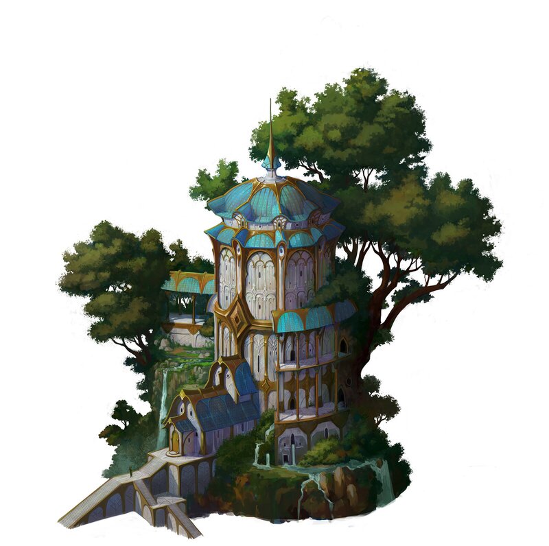 Elf castle Minecraft Map