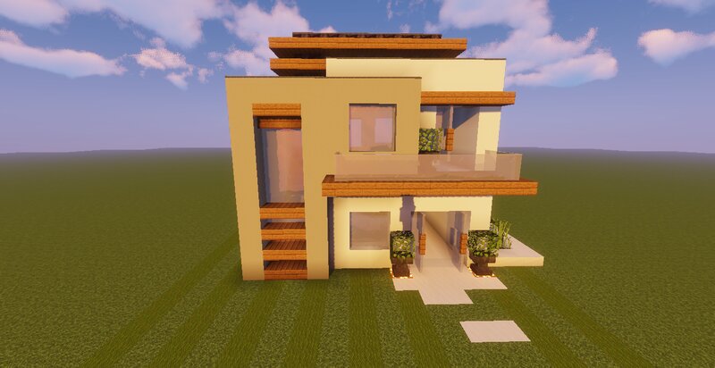 Modern House #89 Map + Schematic Minecraft Map