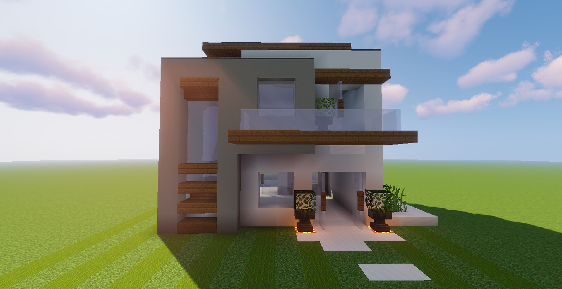 Modern House #89 Map + Schematic Minecraft Map
