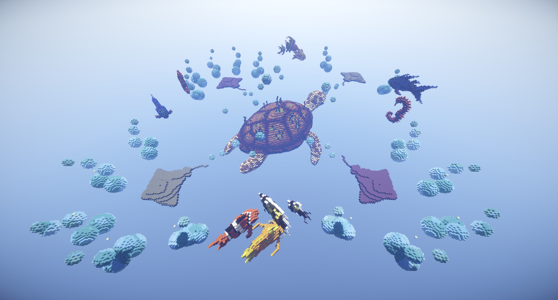 Sea Turtle Ultra Skywars Map Minecraft Map