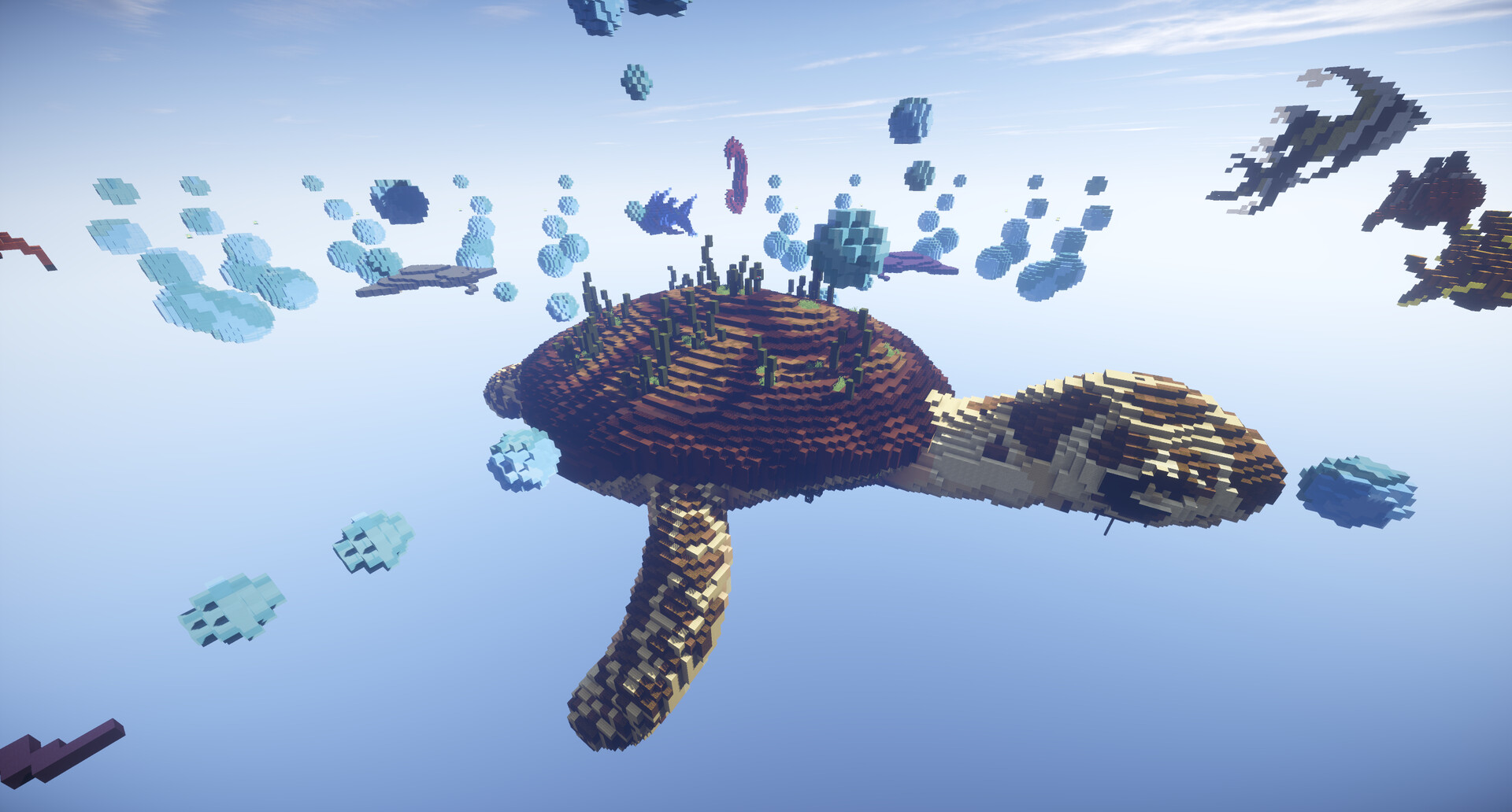 Sea Turtle Ultra Skywars Map Minecraft Map