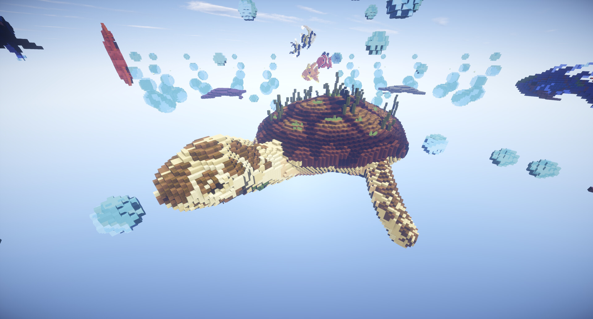 Sea Turtle Ultra Skywars Map Minecraft Map