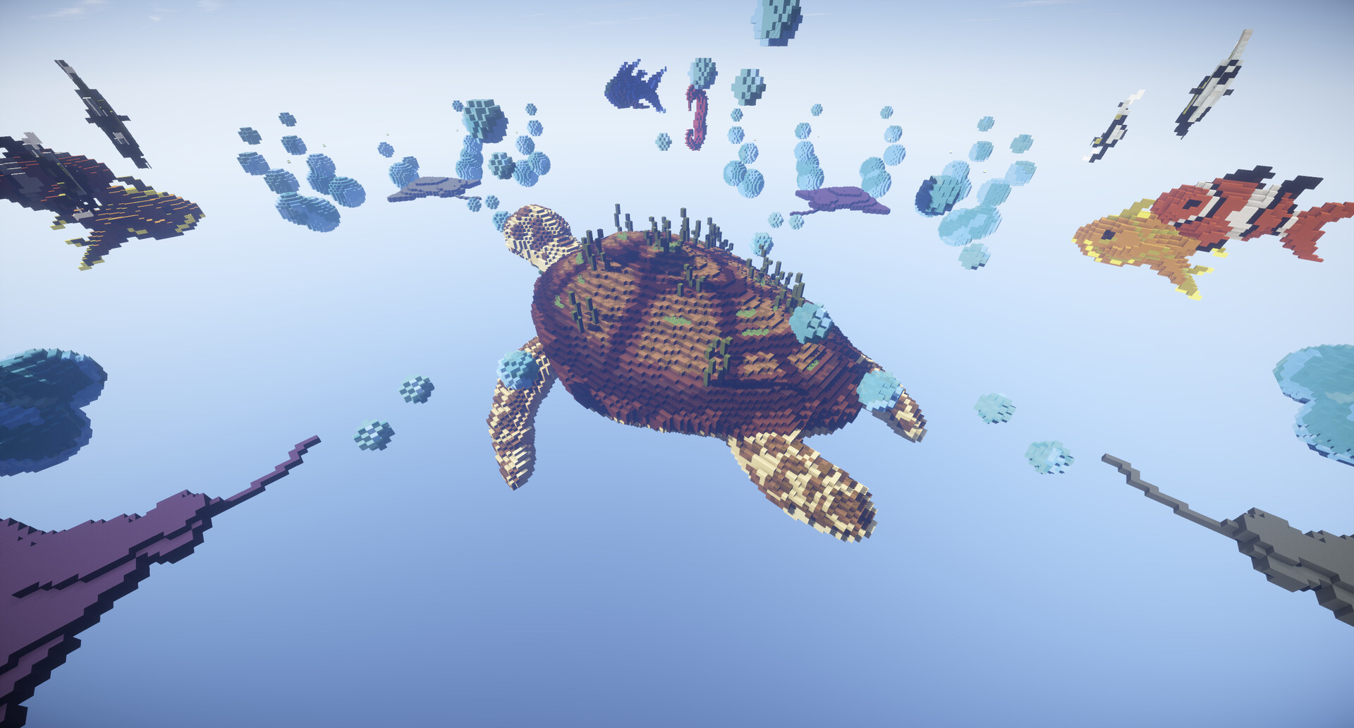 Sea Turtle Ultra Skywars Map Minecraft Map