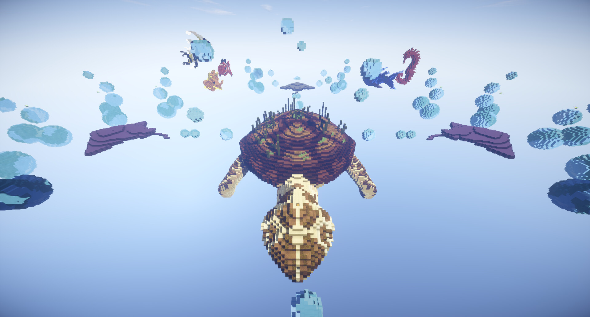 Sea Turtle Ultra Skywars Map Minecraft Map