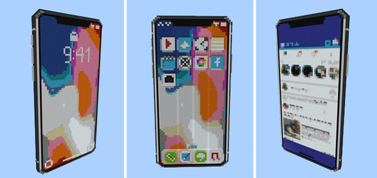 The I phone X Minecraft Map