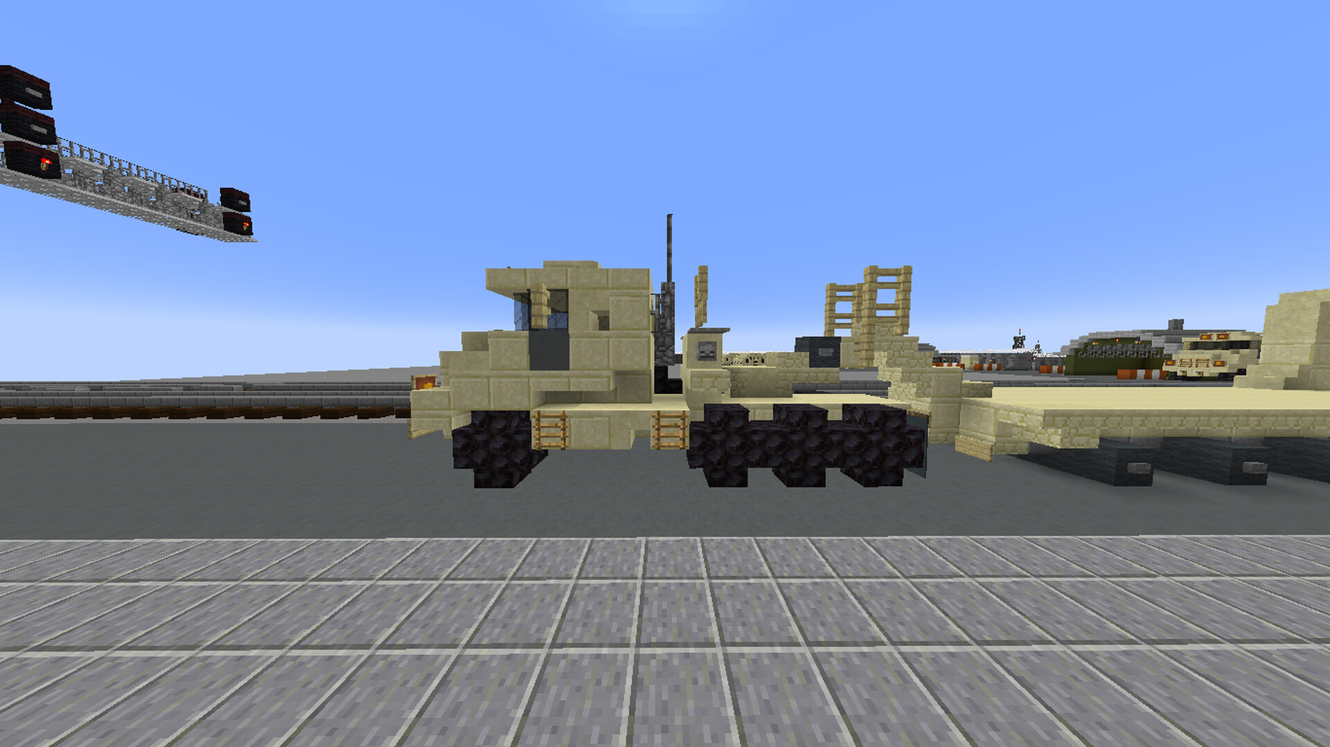 military base with railway system Minecraft Map