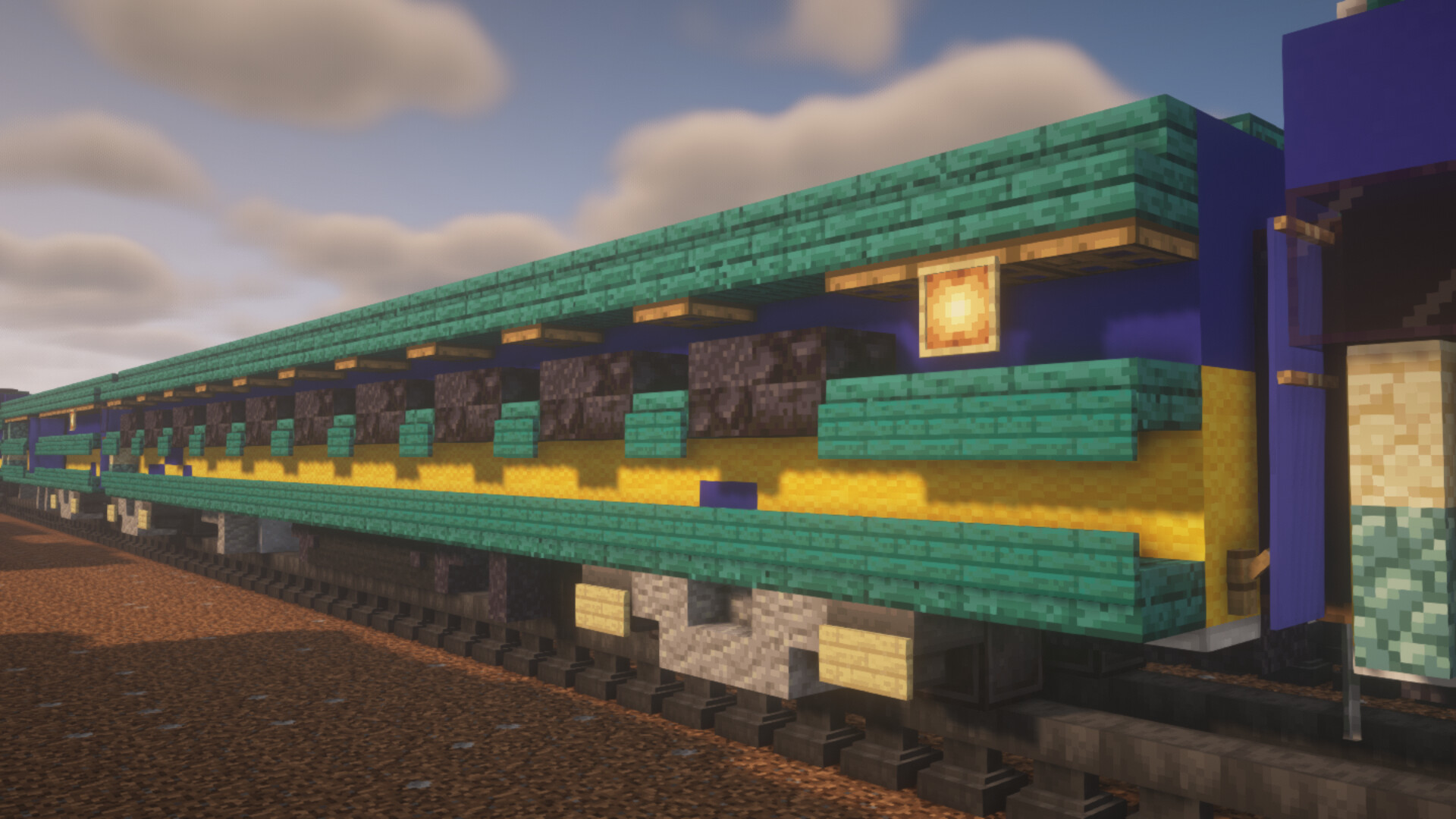 Alaska Railroad - Double Decker Dome Car + Passenger Coach Car ...