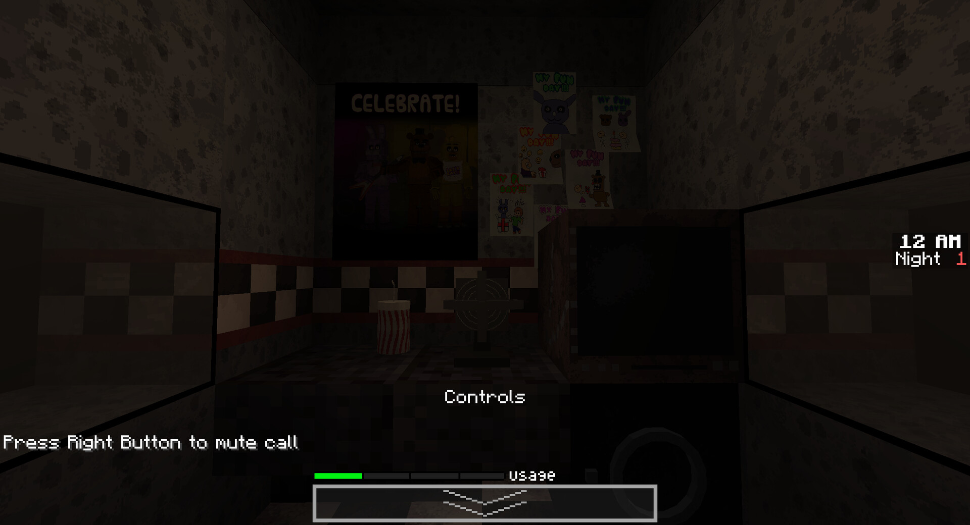 FNAF1 | Five Nights At Freddy's #1 Minecraft Map