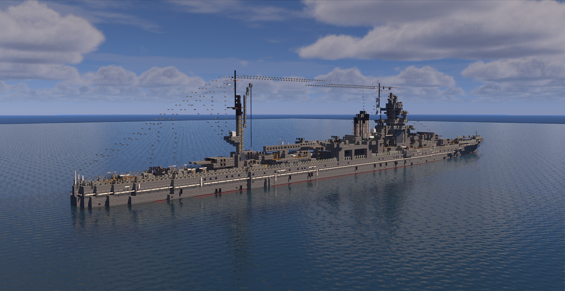 Japanese Cruiser Yahagi Minecraft Map