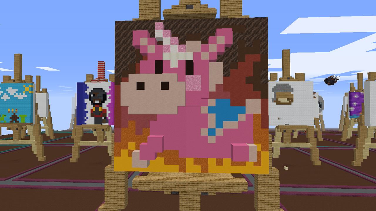 TOOFTY Community Painting Contest - Fruitlab Server Event Minecraft Map