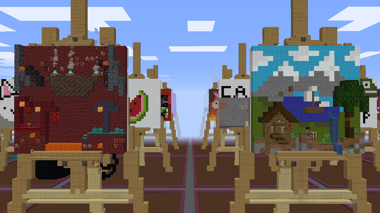 TOOFTY Community Painting Contest - Fruitlab Server Event Minecraft Map