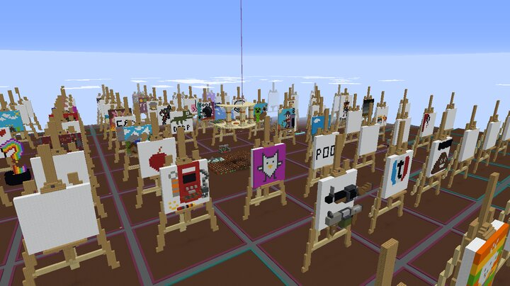 TOOFTY Community Painting Contest - Fruitlab Server Event Minecraft Map