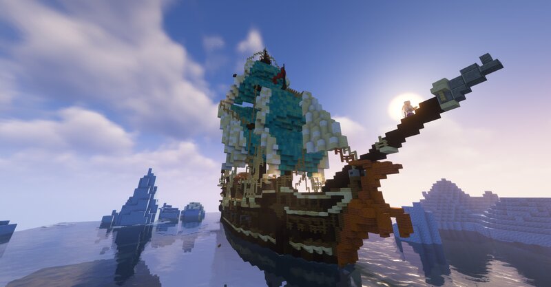 Galleon ship Minecraft Map