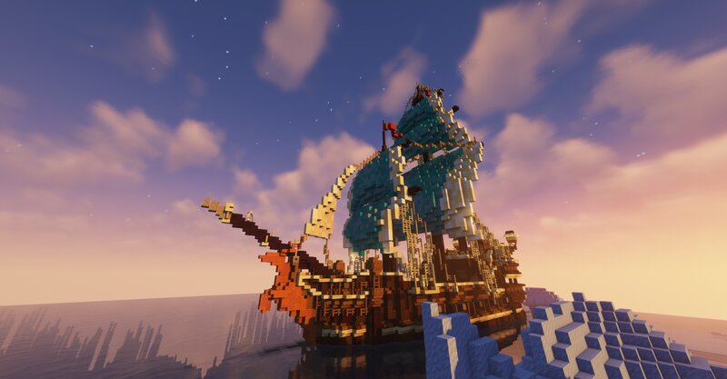 Galleon ship Minecraft Map