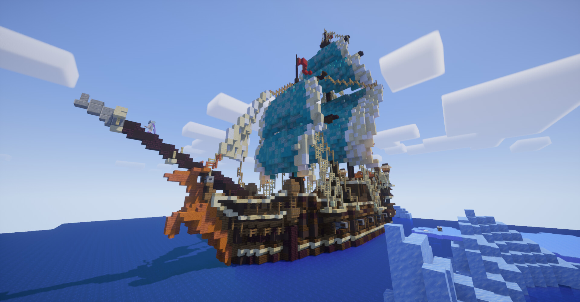 Galleon ship Minecraft Map