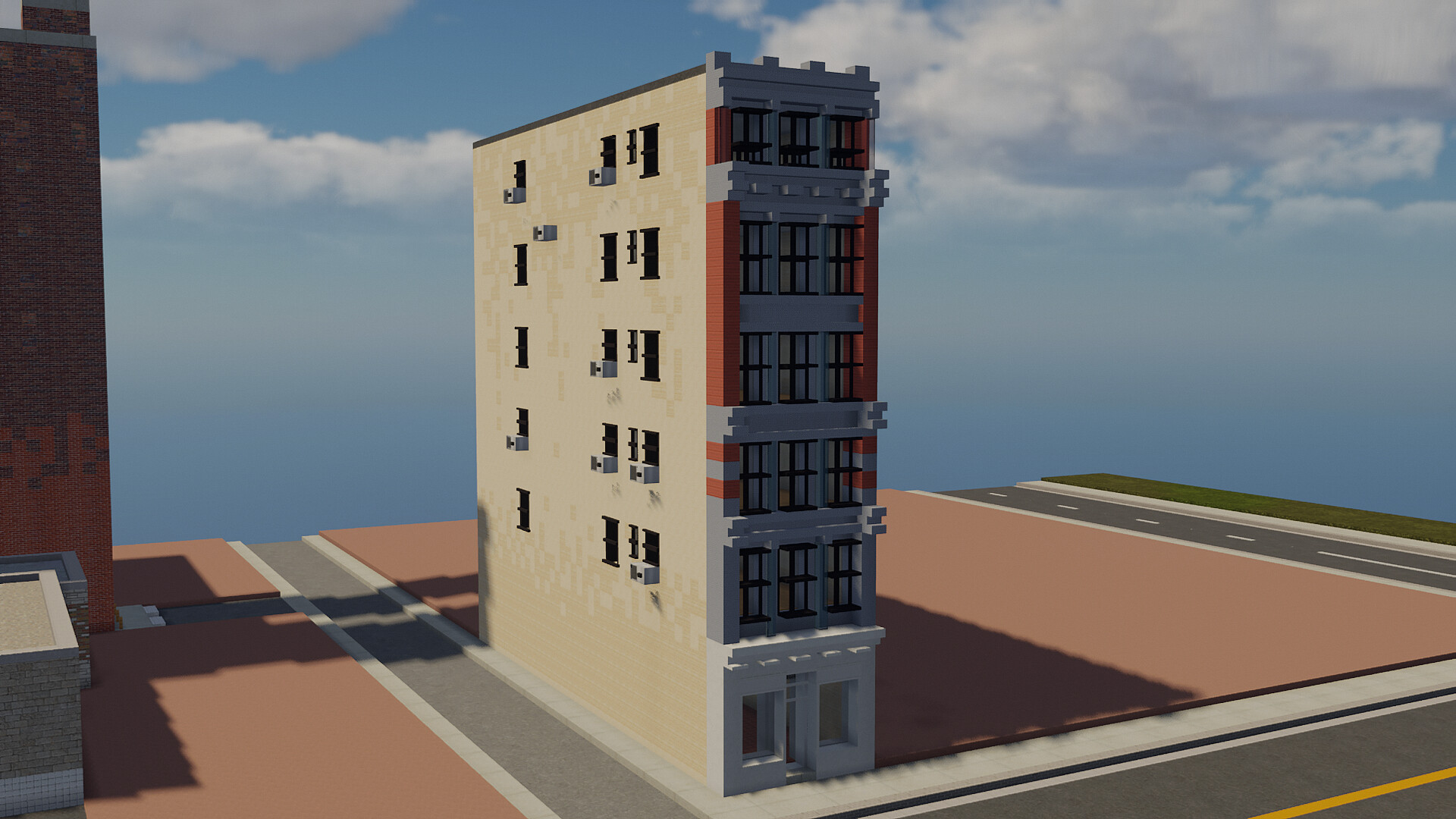 Downtown 6 Story Building Minecraft Map